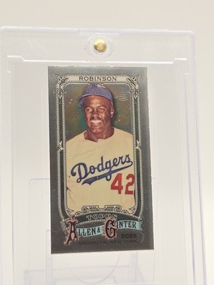 2025 Allen & Ginter Jackie Robinson Mini Chrome #31 Los Angeles Dodgers ...