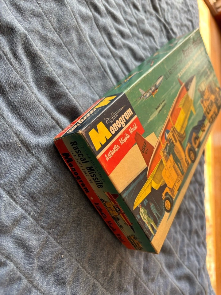 NOS VTG 1958 Tri-Color Monogram U. S. Air Force Gam63 Rascal missile pd4298 NEW | eBay