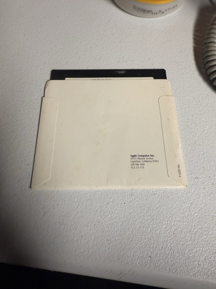 Apple At Work II IIe IIc vintage computer software Floppy Tested See ...