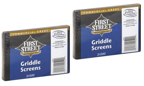 Commercial Grade Griddle Screens 2 packs (20 Screen) by First Street | eBay