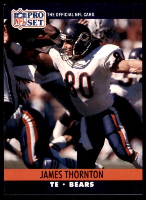 1990 Pro Set James Thornton Chicago Bears #457 | eBay