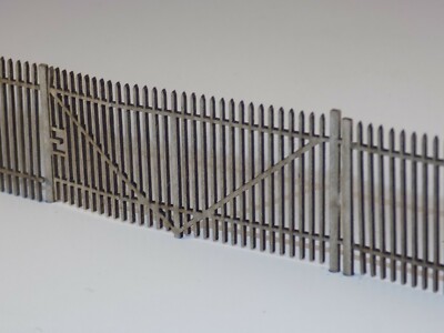 8ft steel security fencing (94cms)+ 6 various gates model railway fence ...