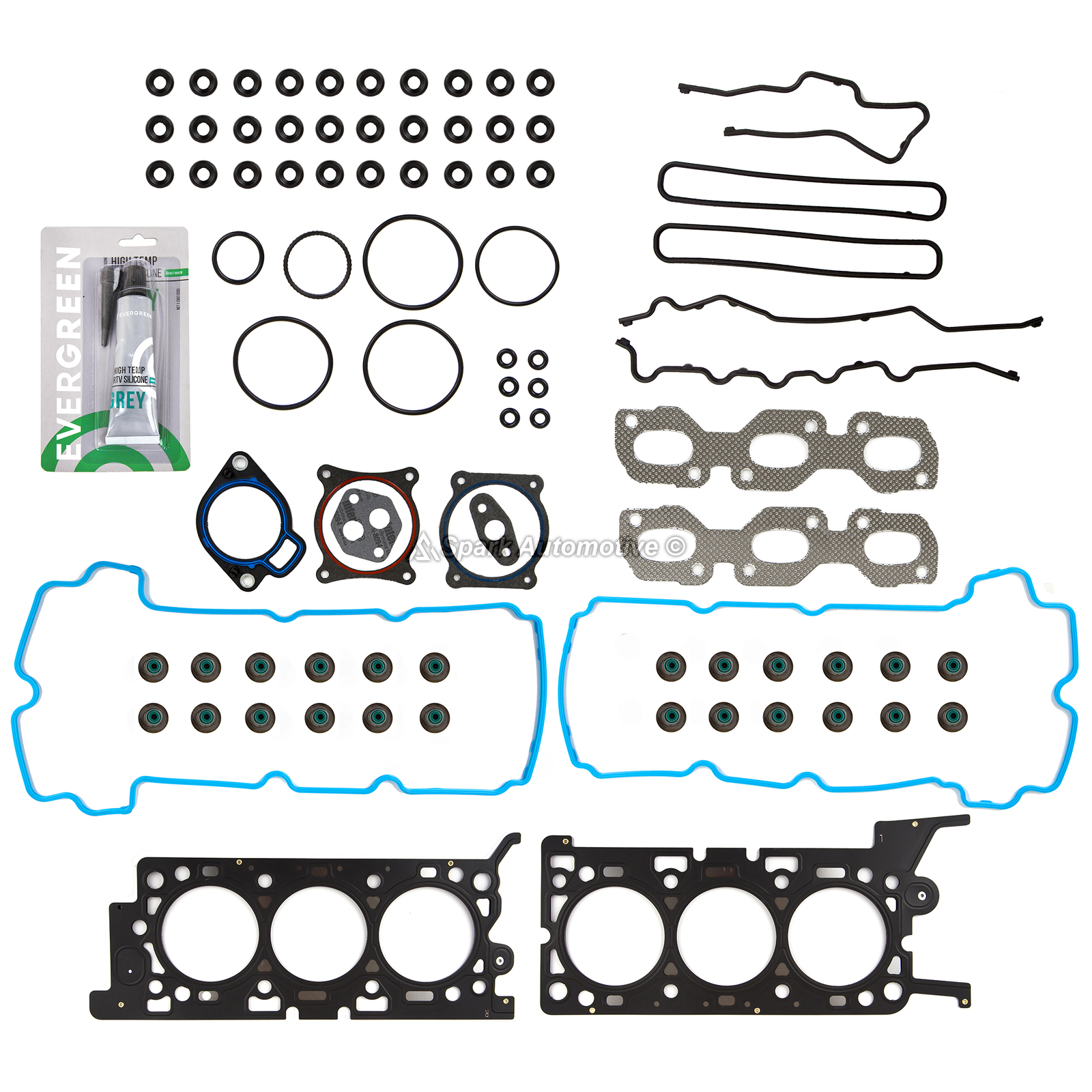 Head Gasket Set Fit 2000-2003 Jaguar S-Type Lincoln LS 3.0 V6 DOHC 24v ...