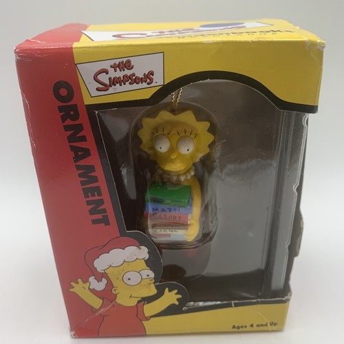 The Simpsons Lisa Simpson Christmas Ornament 2002 Arte Cielo Inc ...