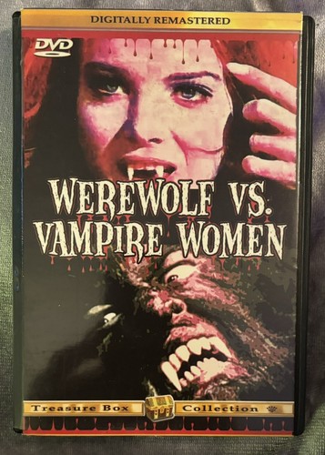 Werewolf vs. Vampire Women DVD New DIGITALLY REMASTERED rare horror ...