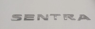 2013-2018 Nissan Sentra Emblem Logo Letters Symbol Badge Rear Chrome G1 ...