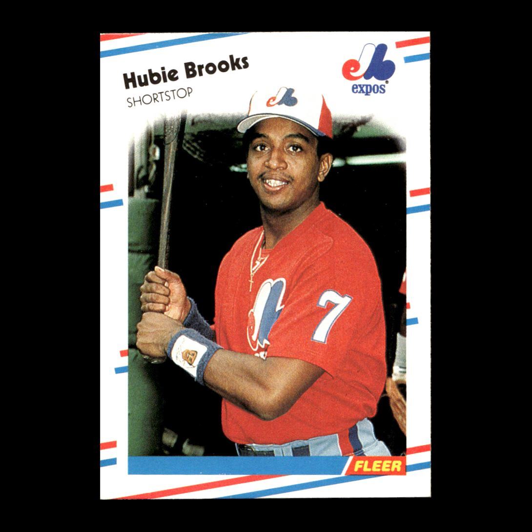 Hubie Brooks 1988 Fleer Montreal Expos #179 R326R 79 | eBay