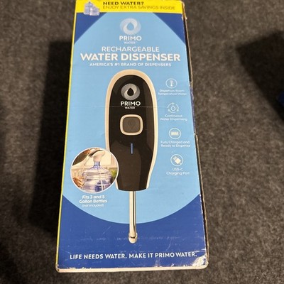 Primo Portable Rechargeable Water Pump Dispenser Black/White | eBay