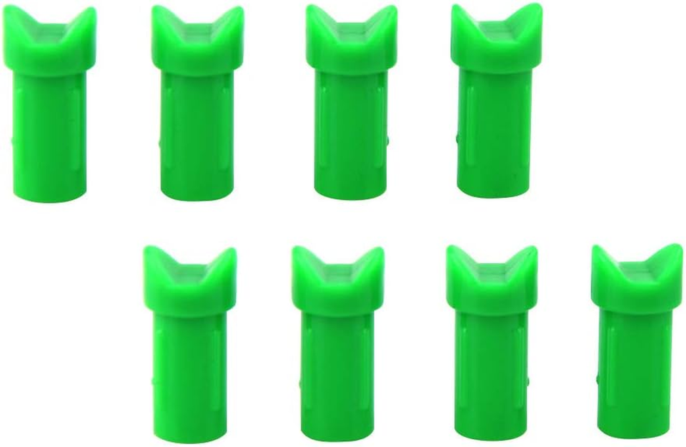 50pcs Achery Half Moon Arrow Nocks Plastic Crossbow Arrow Nocks Hunting ...
