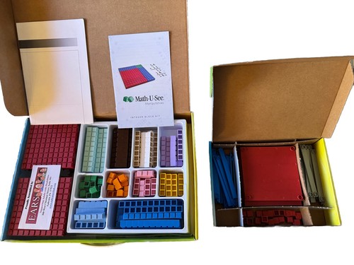 100% Complete Math-U-See Manipulatives Integer Block w Algebra/ Decimal ...