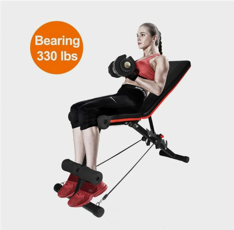 Ativafit Adjustable Weight Bench Full Body Workout Utility Multi ...