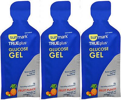 Sunmark Glucose GEL 15gm Quick Absorb Glucose FRUIT PUNCH ( 3 pouches ...