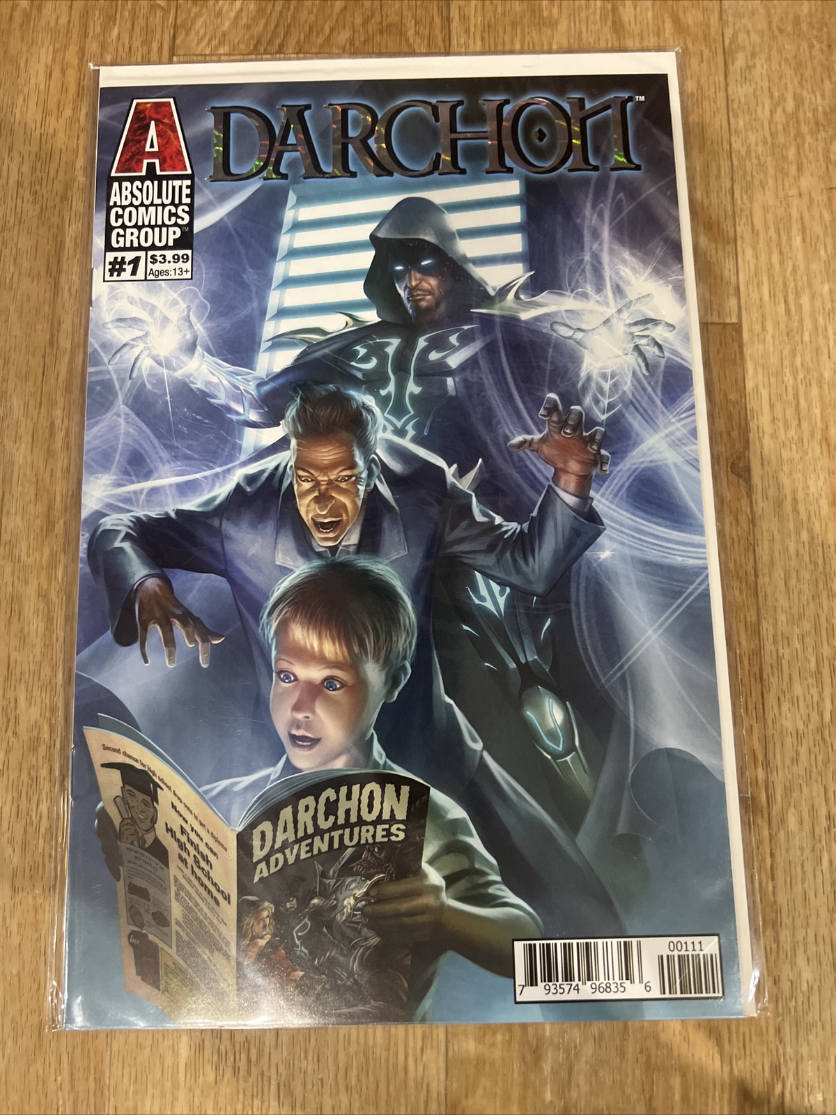 DARCHON #1 HOLOGRAPHIC SILVER FOIL COVER RED GIANT ENTERTAINMENT Nm | eBay