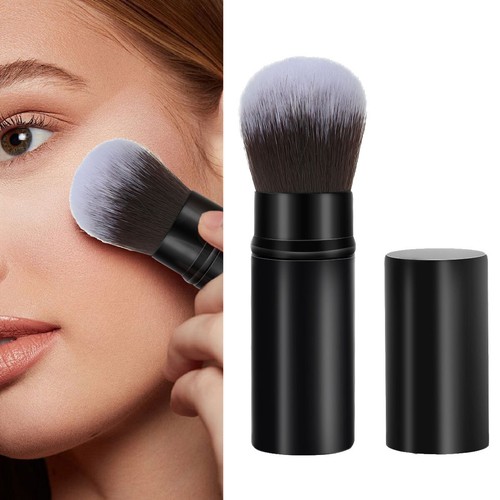 RETRACTABLE PROFESSIONAL Makeup Brush Face Powder Contour Blusher ...
