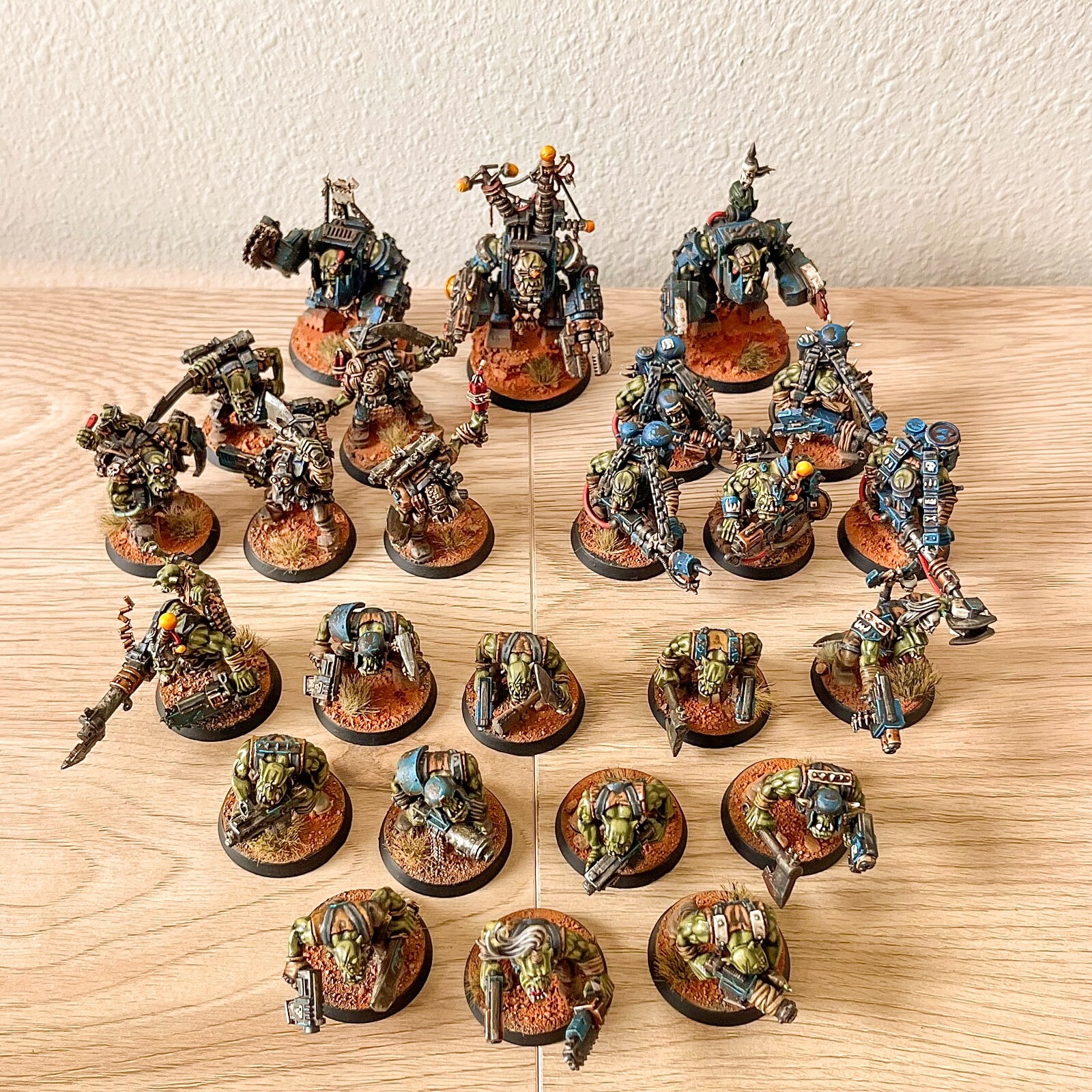 Warhammer 40k Xenos - Painted Orks Army - (251) | eBay