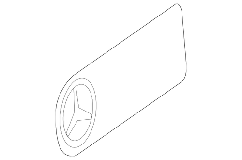 Mercedes Benz Genuine G55 AMG G500 G550 2006-2023 Rear Emblem ...