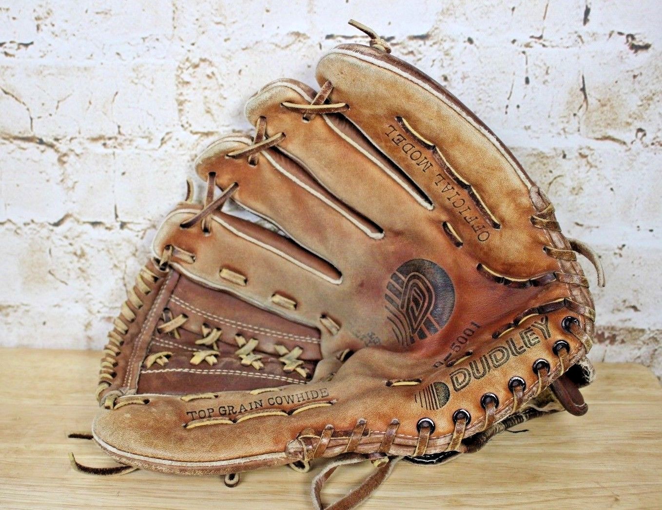 Dudley D-5001 Leather RH Throw 12" Custom Built Baseball Glove ...
