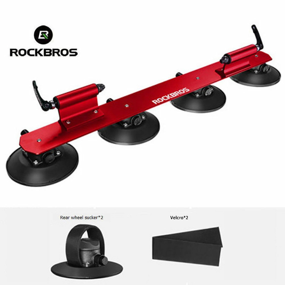ROCKBROS Bicycle Suction Rooftop Quick Installation Bike Carrier Roof ...
