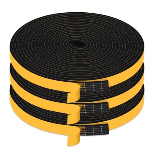 Strong Adhesive Weather Stripping, High Density-Adhesive 1/2 In x 1/8 ...