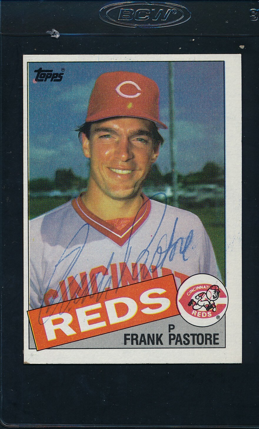 1985 Topps #727 Frank Pastore Reds Signed Auto *44262 | eBay
