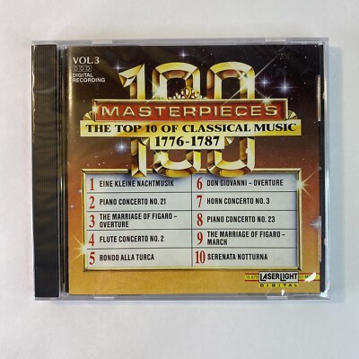 The Top 10 of Classical Music, Vol. 3, 1776-1787 (CD, Mar-1991 ...