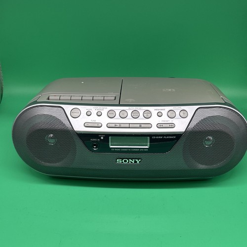 Sony CFD-S05 Boombox CD Radio Cassette Player Recorder Portable ...