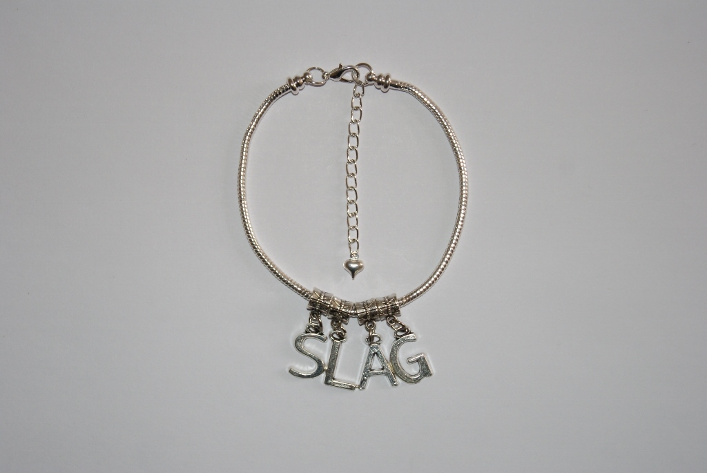 Hotwife 'SLAG' Euro Anklet Ankle Chain Jewellery Slut Milf Cheating ...