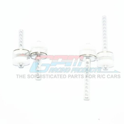 NEW GPM Racing Alum Front+Rear Magnetic Body Posts Silver : Enduro ...