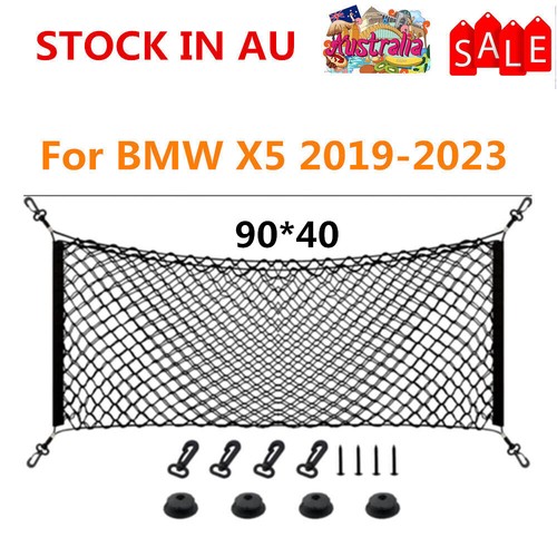 90*40 Trunk Cargo Net Bag Envelope Style Black Net Elastic For BMW X5 ...