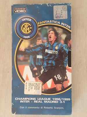 VHS USED FANTASTICA INTER : CHAMPIONS LEAGUE 1998/1999 INTER REAL ...