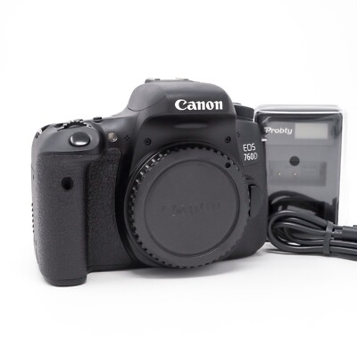 Canon EOS 760D 24.2MP DSLR Camera Body - Mint Condition - 19 Shutter ...