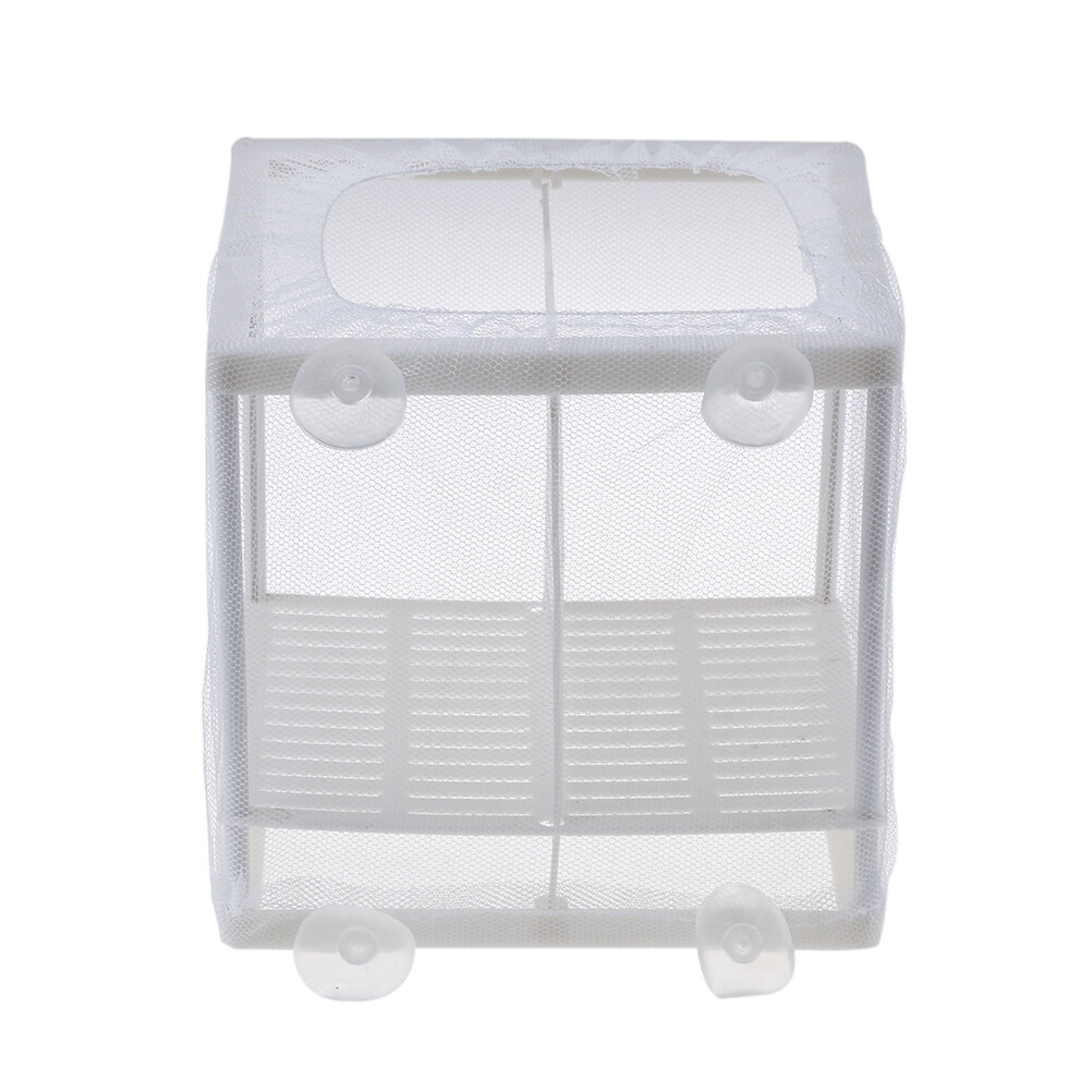 Aquarium Fish Tank Guppy Breeding Breeder Baby/Fry Net Trap Box Hatche ...