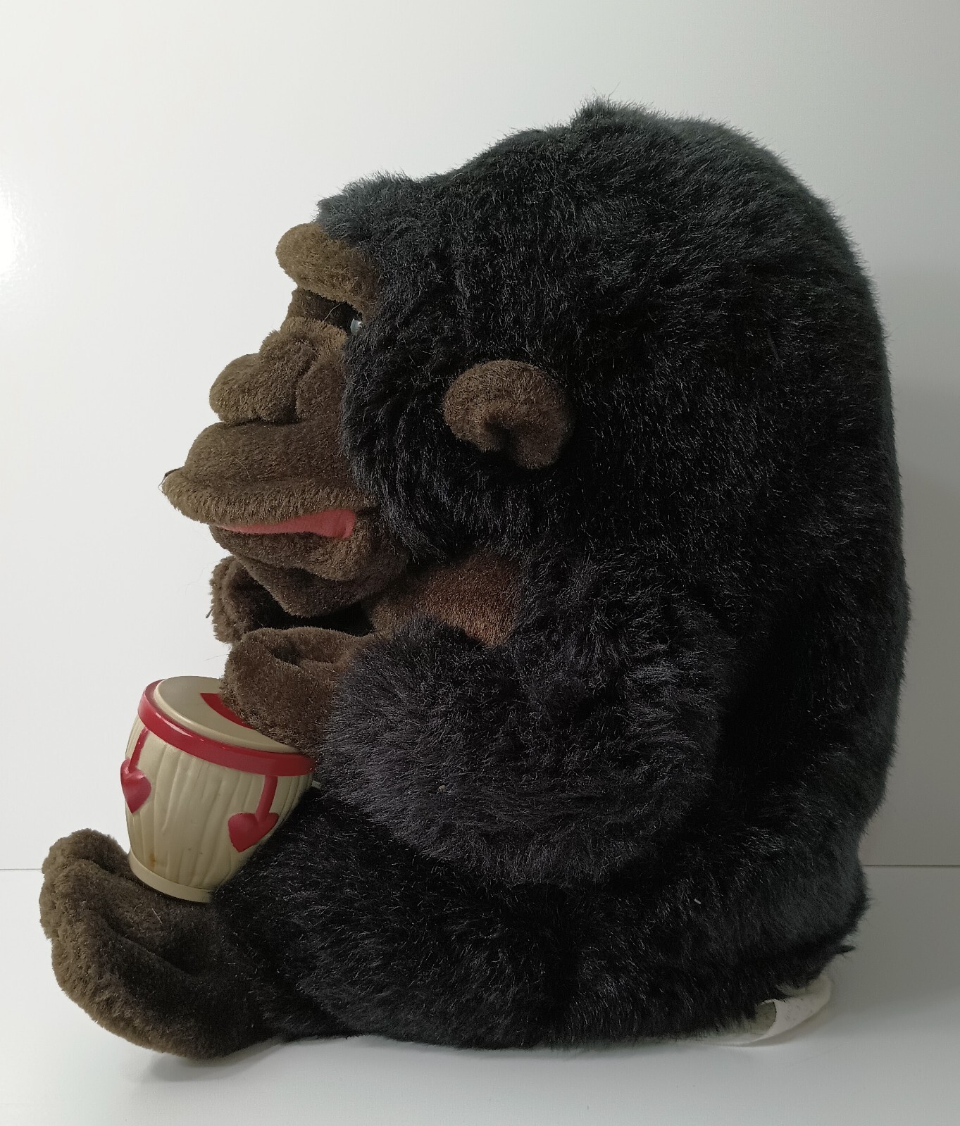 Vintage Gorilla Bongo Black Plush Animated Toy Musical Plays Love ...