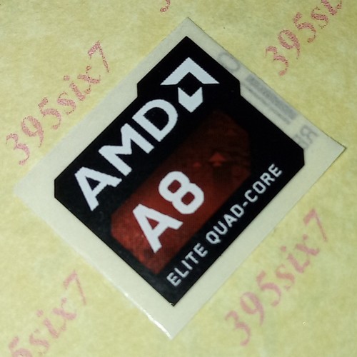 AMD A8 ELITE QUAD - CORE Sticker 16.5mm x 19.5mm | eBay