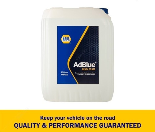 NAPA AdBlue 20 litres DEF BlueDEF Ad Blue Car & Commercials 20L Free ...