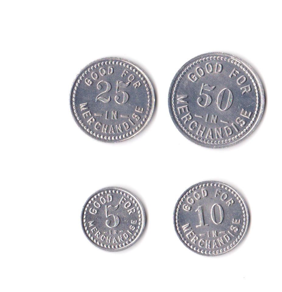 Red Oak Texas TX Token - C. L. DUNCAN - $2.50 Each or $10.00 for Set ...