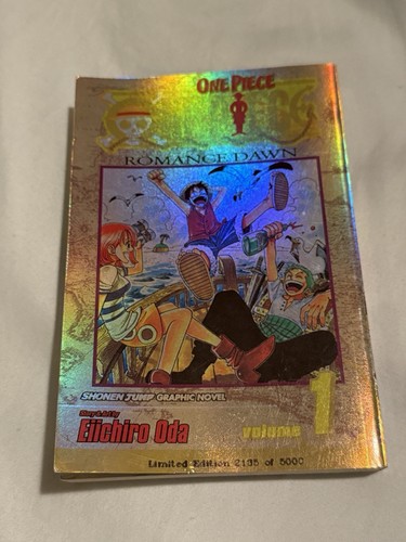 One Piece Volume 1 Gold Foil Limited Edition 2135/5000 Manga Romance ...