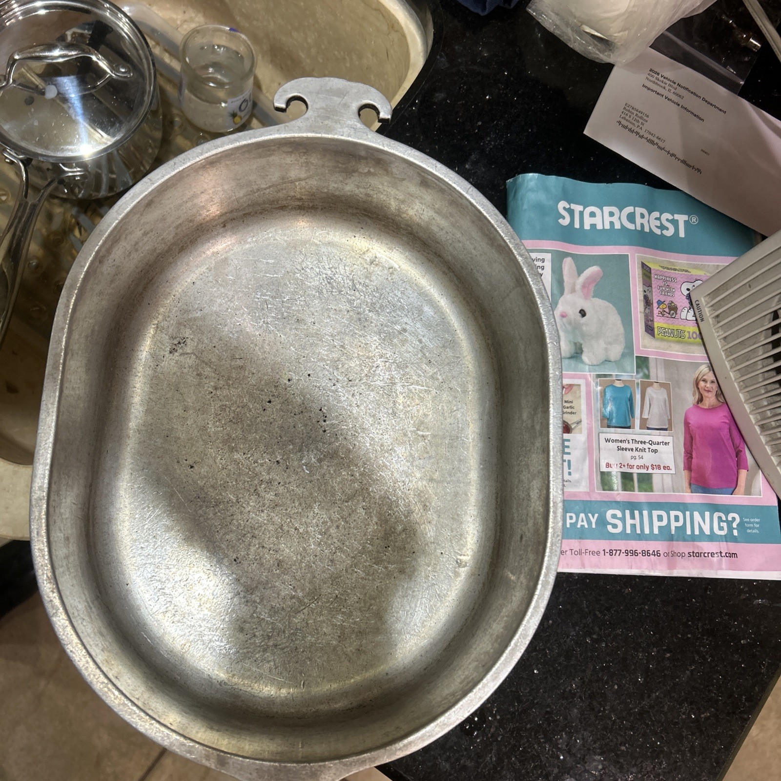 Vintage Guardian Service Ware Roaster Dutch Oven W/Serving Tray Lid 14 ...