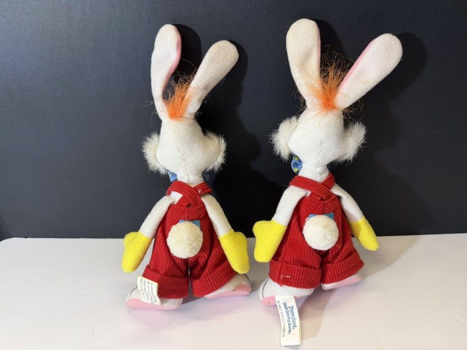 Vintage 1987 Who Framed Roger Rabbit Plush Stuffed 8" Posable Ears ...