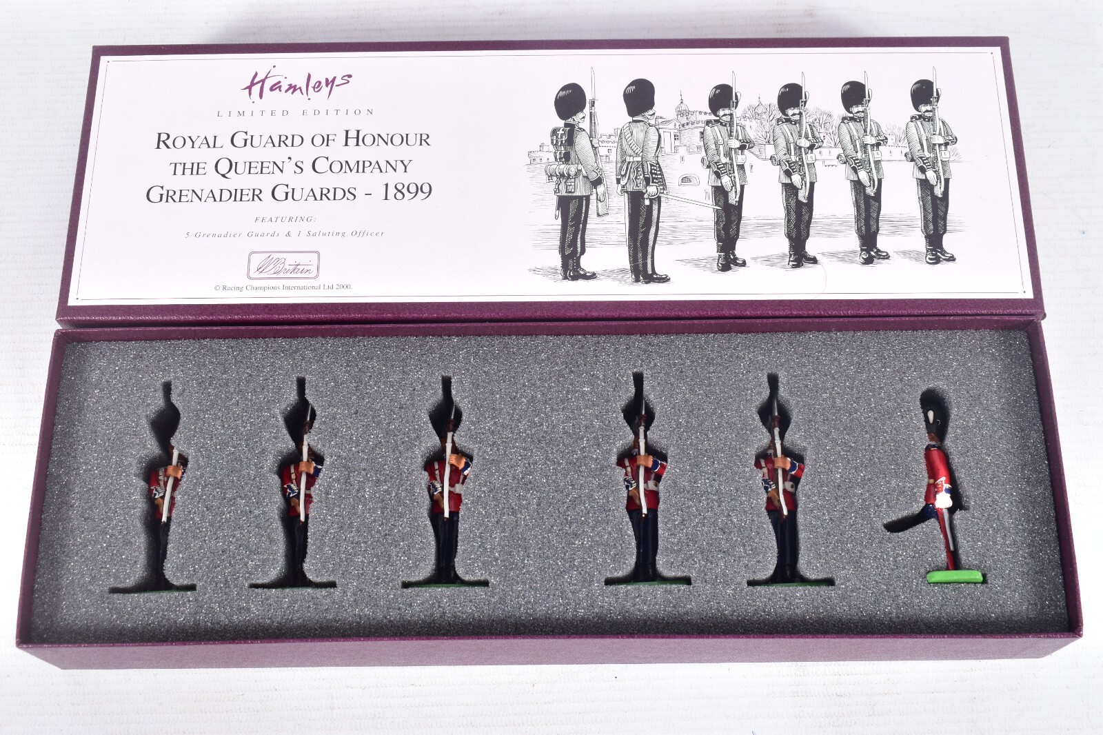 W. BRITAINS 00319 HAMLEYS ROYAL GUARD OF HONOUR QUEENS COMPANY ...