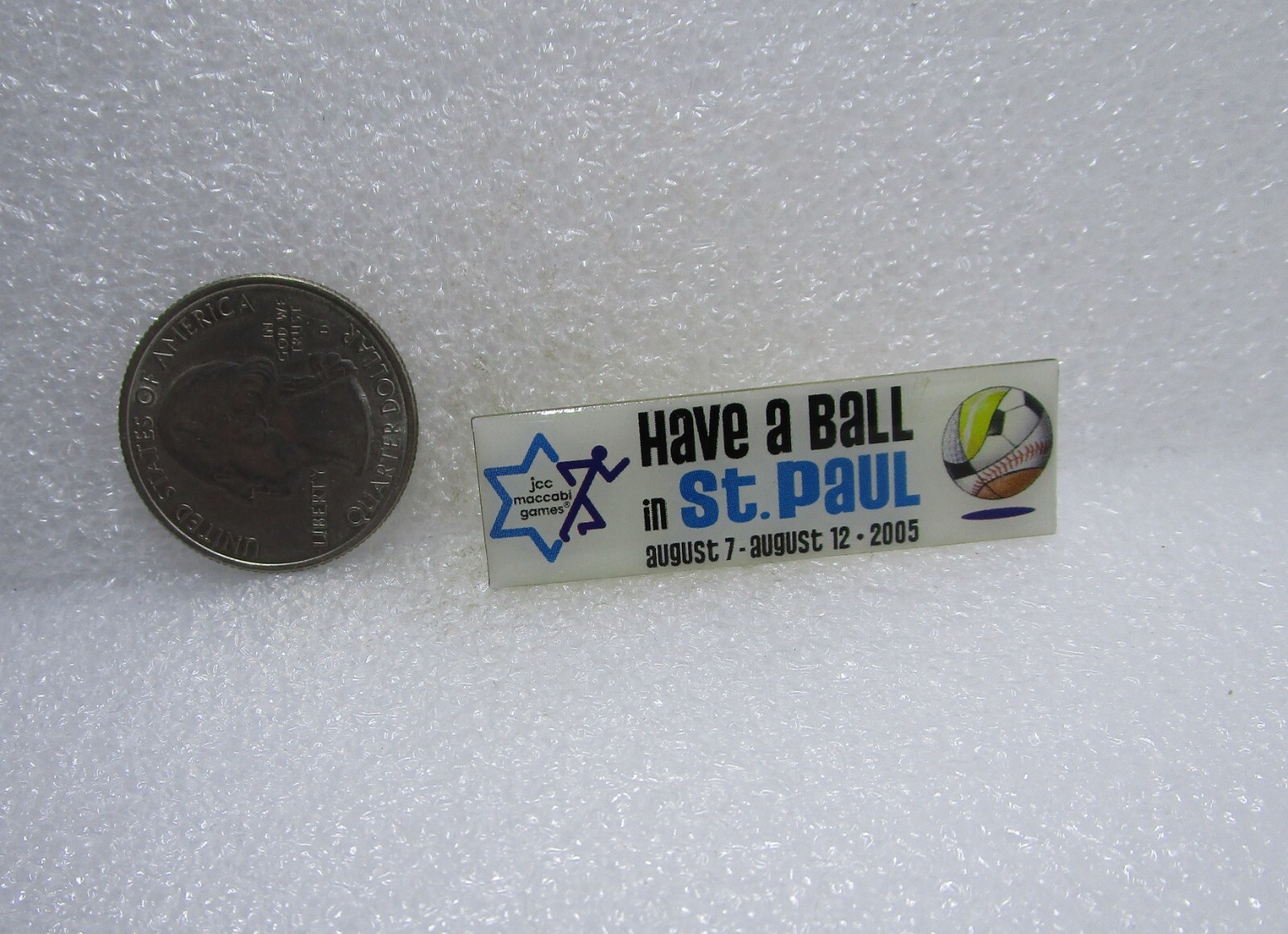 2005 JCC Maccabi Games Have A Ball In St. Paul Pin | eBay