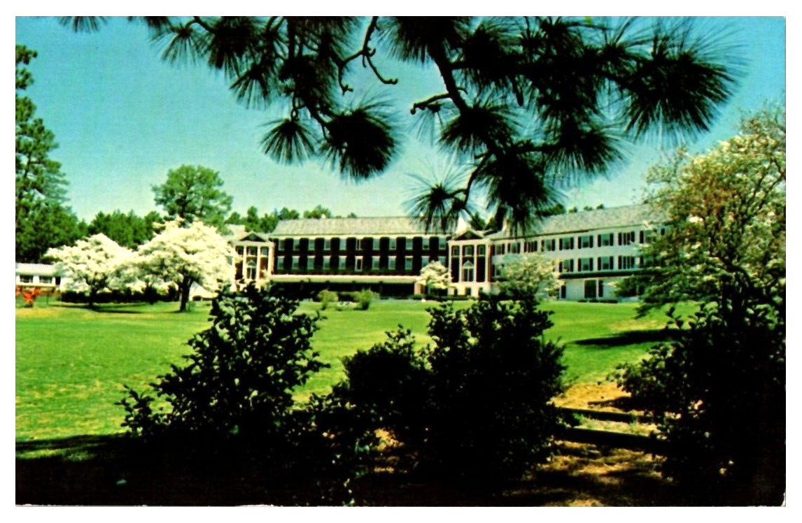Chrome Postcard Mid Pines Hotel Southern Pines South Carolina 1980 | eBay