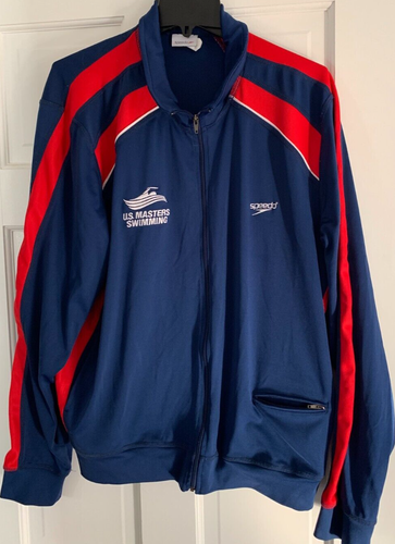 Rare Vintage Speedo U.S. Masters Swimming Team Tracksuit Swim Jacket XL ...