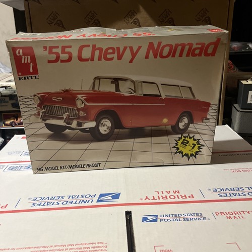Vintage rare estate AMT '55 Chevy Nomad Wagon model (READ) | eBay