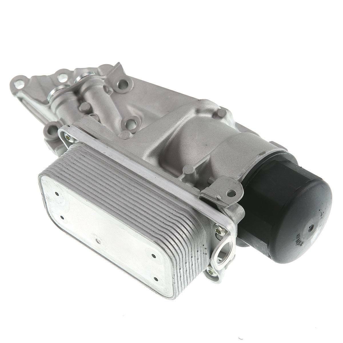 Oil Filter Housing w/ Cooler for Mercedes Benz W203 X164 W164 C230 ...