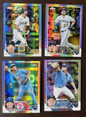 LOT of (4) 2023 TOPPS CHROME PRISM REFRACTOR CARDS | eBay