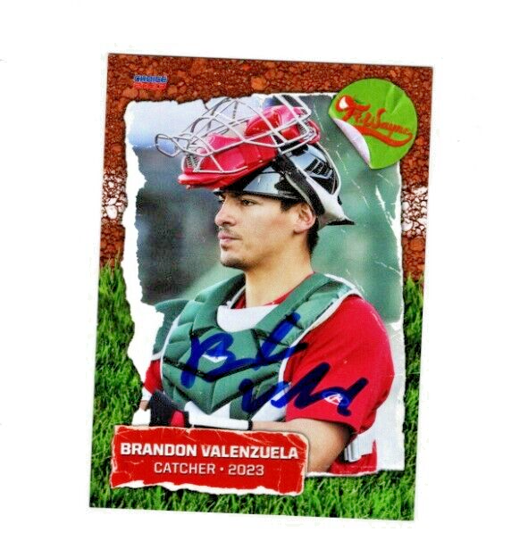 Brandon Valenzuela 2023 Fort Wayne Tincaps signed autograph baseball ...
