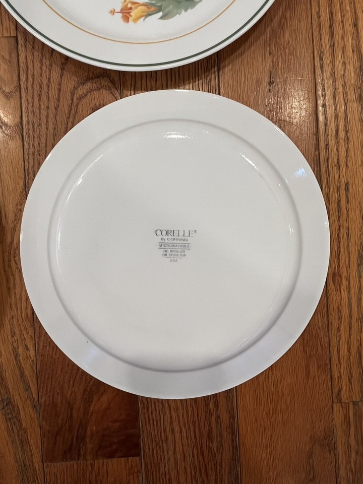 New Vintage 90s Corelle Hummingbird Dinnerware Dish Dining 20 Piece Set ...