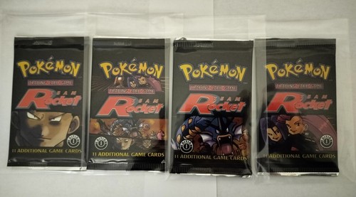 Pokemon 1st Edition Team Rocket Booster Packs Factory Sealed (Complete ...