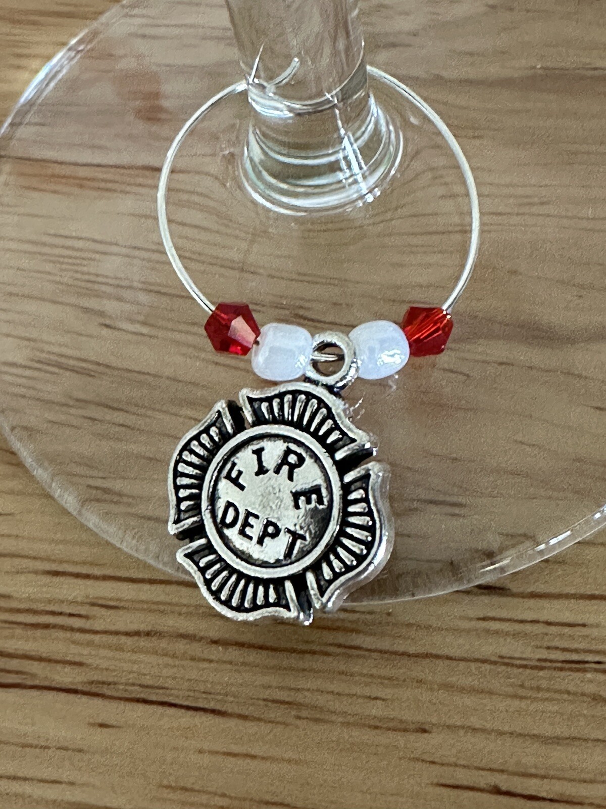 Firefighter Wine Charms, Wine Gift, Fire Department, EMT 🧑‍🚒 🍷 🍺 🚒 | eBay
